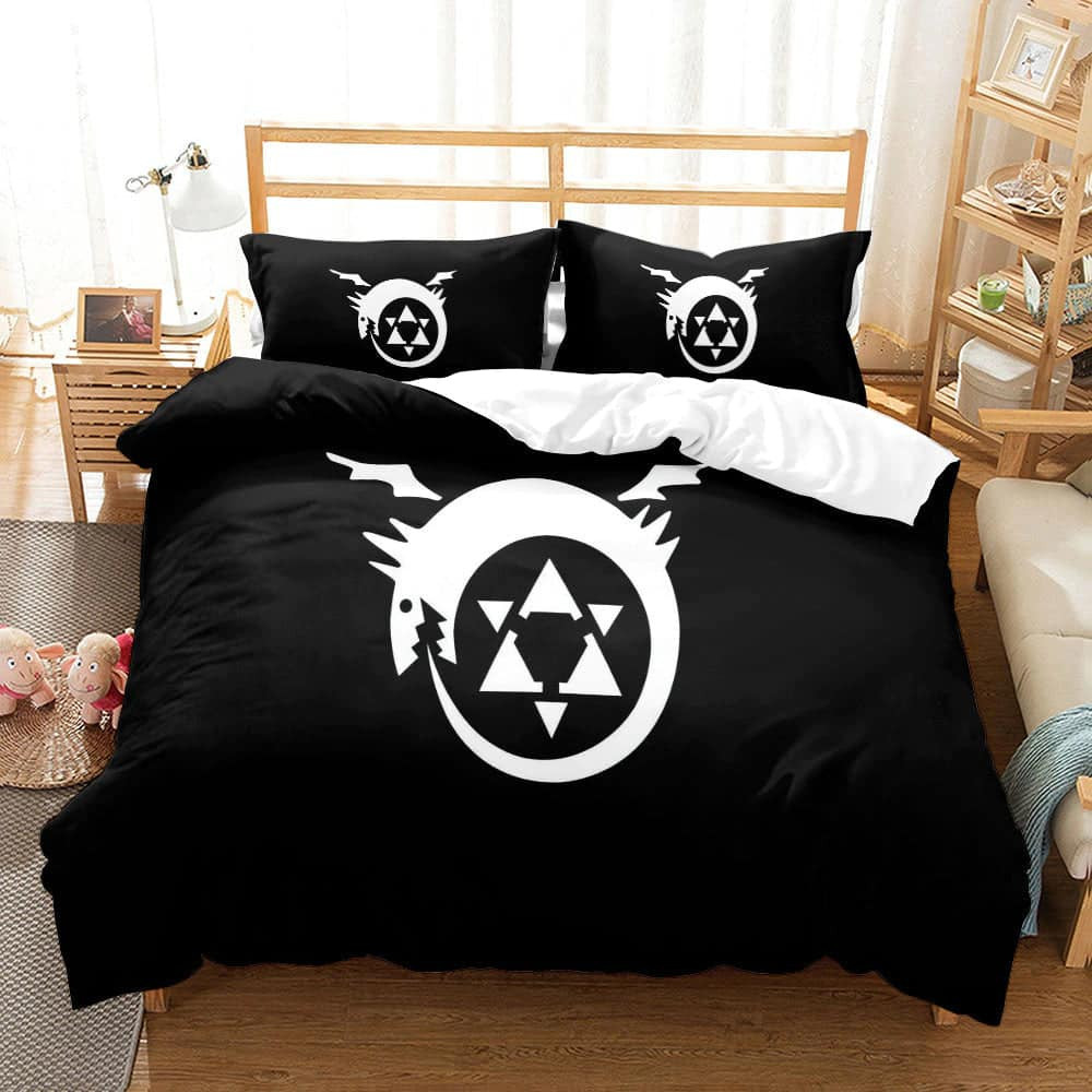 Fullmetal Alchemist Homunculus Ouroboros Logo Bedding Set NNA ...