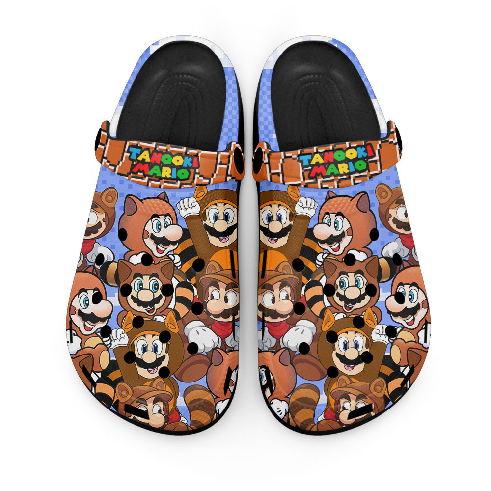 Tanooki Mario Clogs NNA Shoes – Minisgiftshop